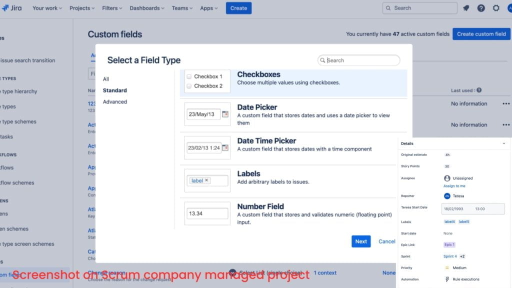 Use cases for Components, Labels and Custom fields in Jira