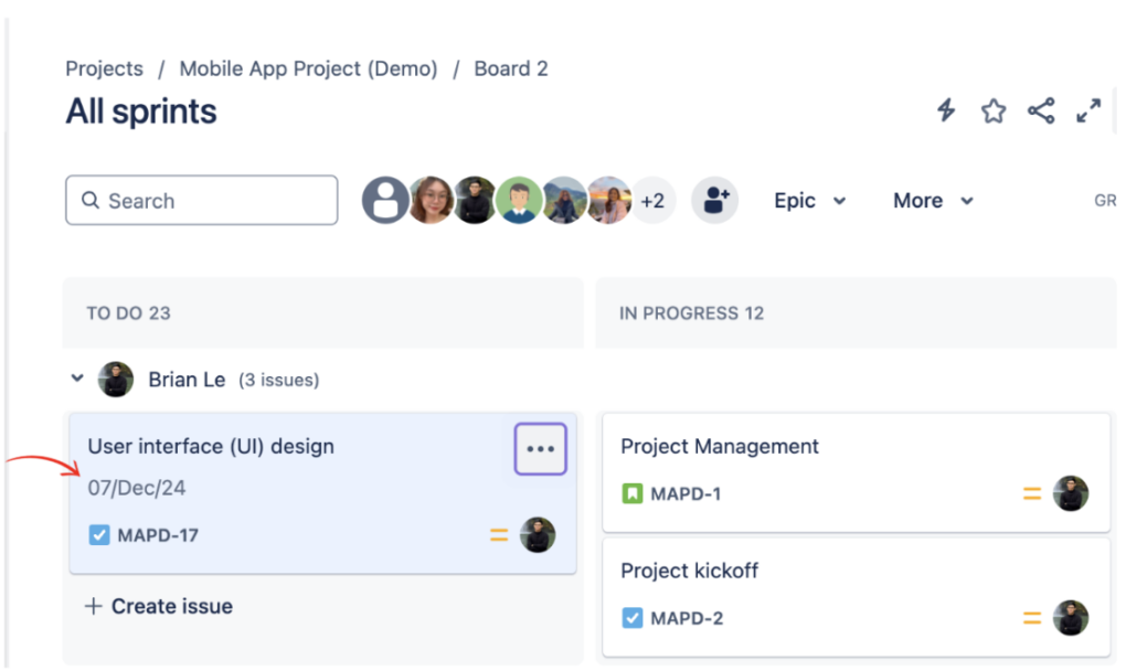 How to Display Due Date on Jira Board? | DevSamurai