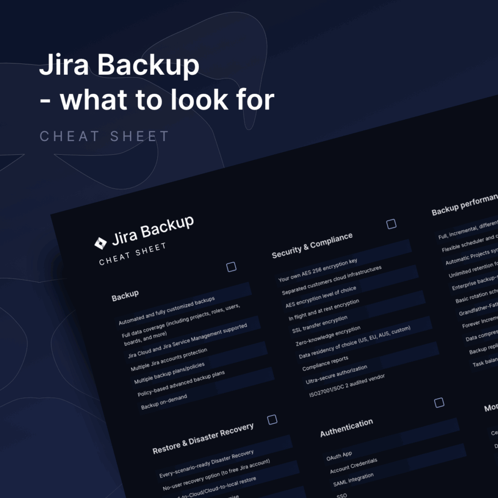 Data Resilience In Jira Cloud A Comprehensive Guide To Backup Disaster Recovery And Data